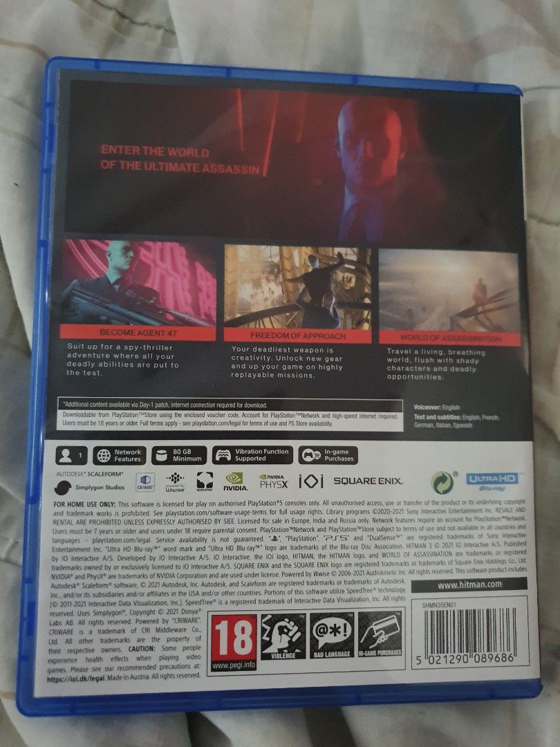 PS5 Hitman 3, Video Gaming, Video Games, PlayStation on Carousell