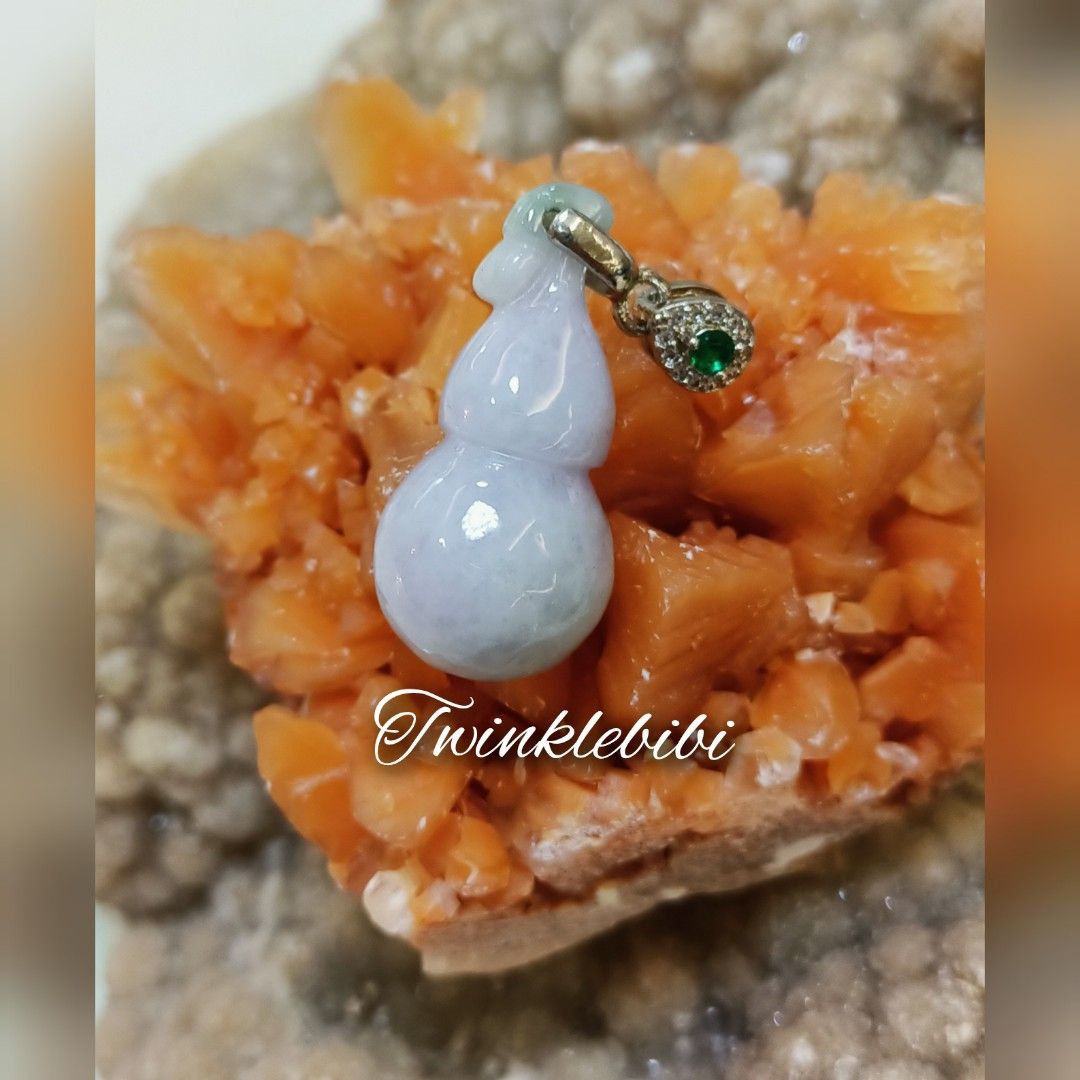 Purple Jade Pendant (A) Myanmar Jadeite, Women's Fashion, Jewelry ...