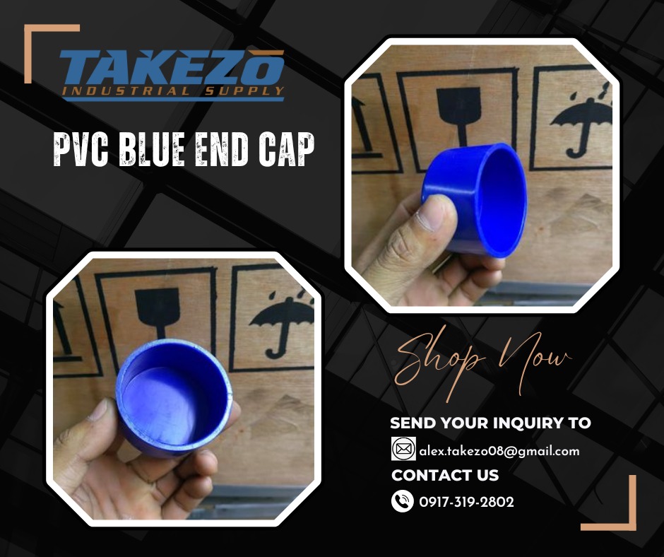Pvc Blue End Cap (Size: 1 1/2), Commercial & Industrial, Construction ...