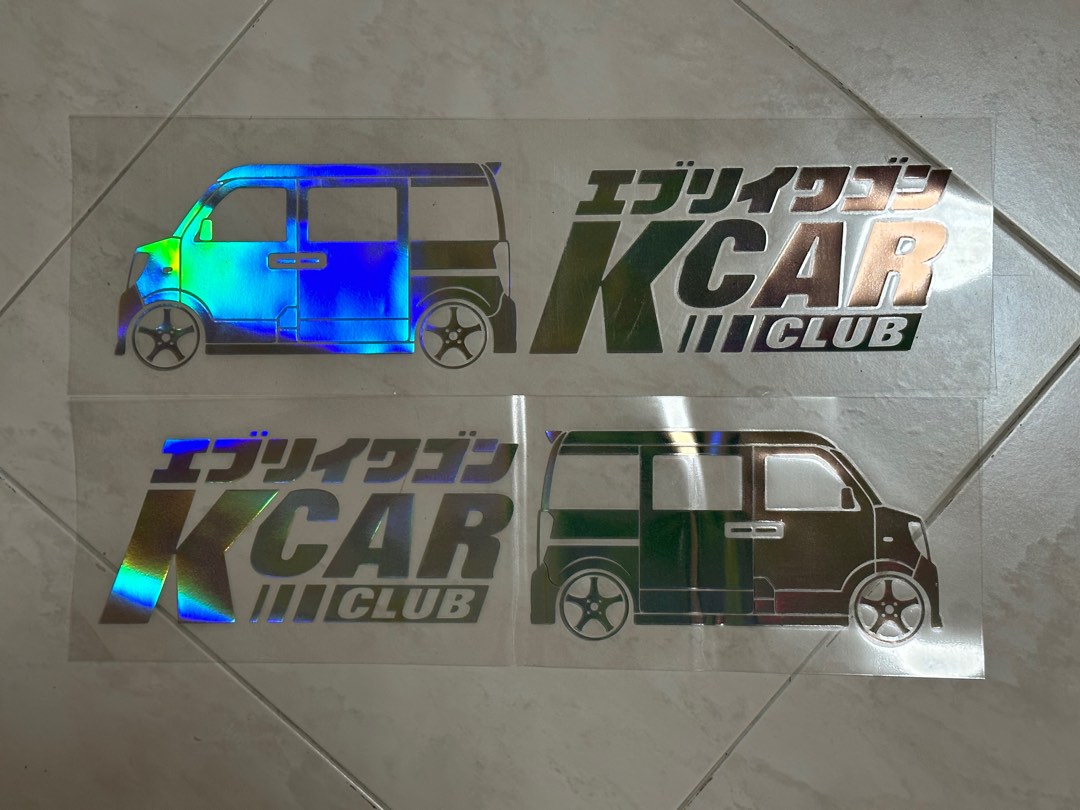 Rainbow sticker for Suzuki Every & Nissan Clipper NV100, Car ...