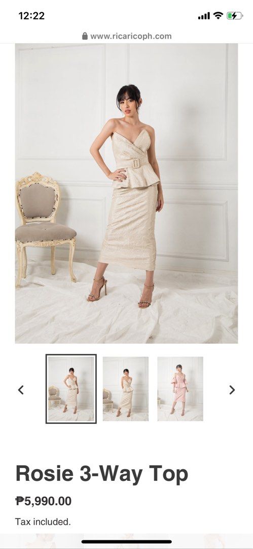 Rica rico studio rosie dress on Carousell