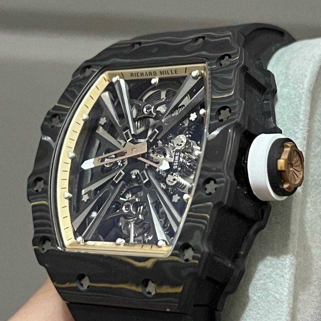 RM 12-01 Black Gold, Men's Fashion, Watches & Accessories, Watches on ...