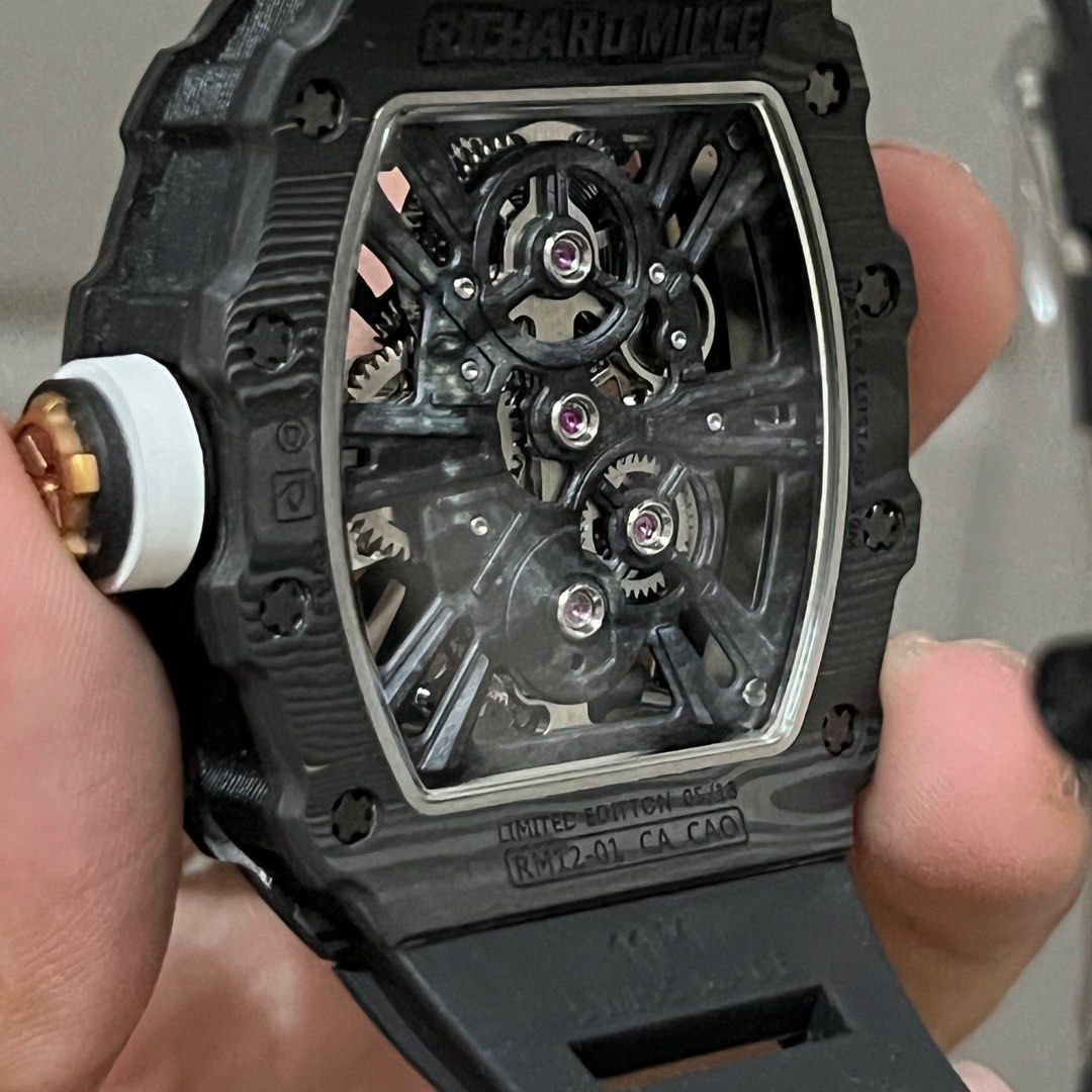 RM 12-01 Black Gold, Men's Fashion, Watches & Accessories, Watches on ...