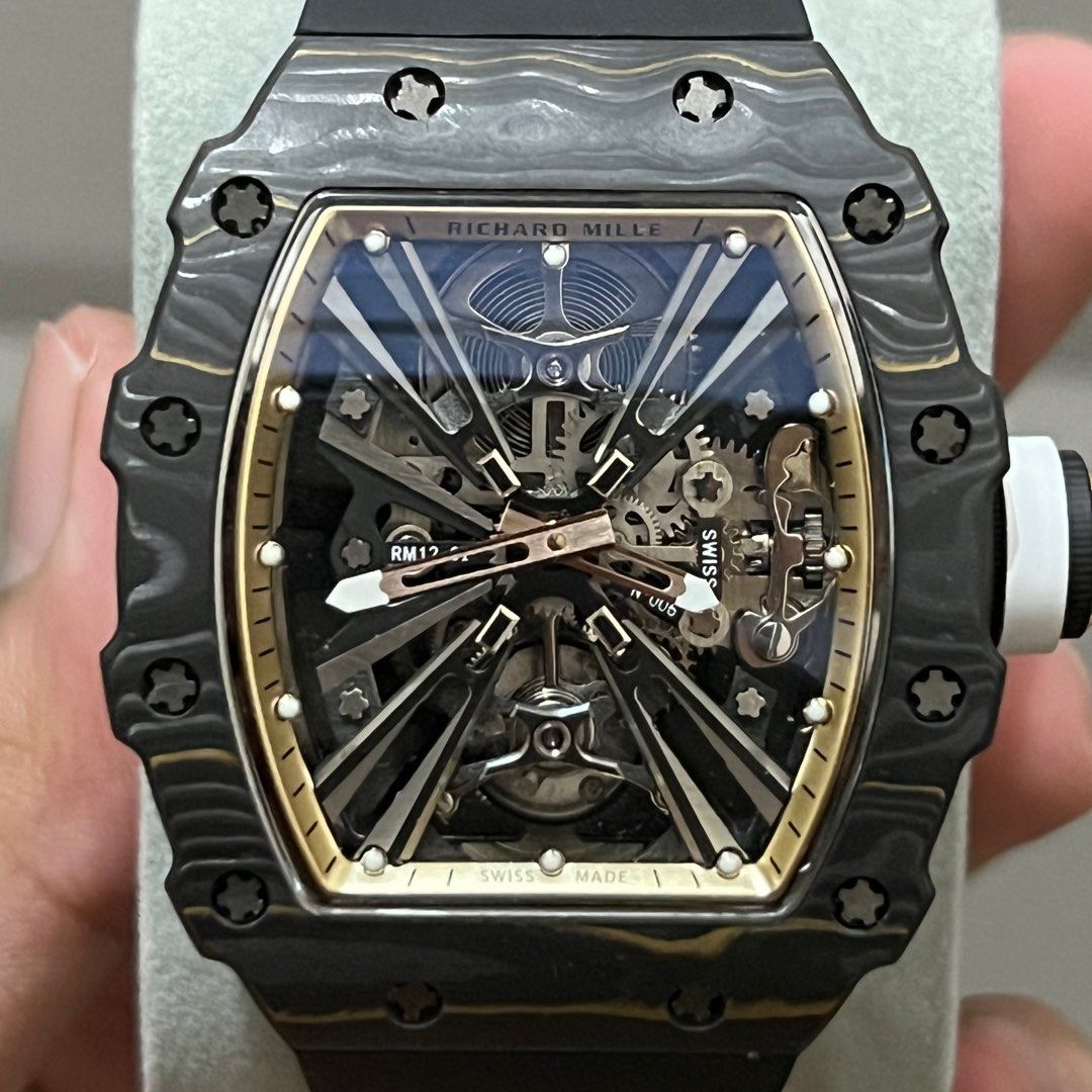 RM 12-01 Black Gold, Men's Fashion, Watches & Accessories, Watches on ...