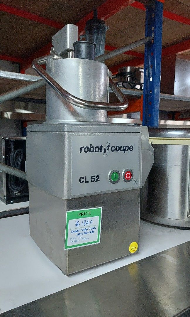 Robot Coupe CL52, 360mm x 340mm x 690mmh, Power : 375W, One Speed : 375 ...
