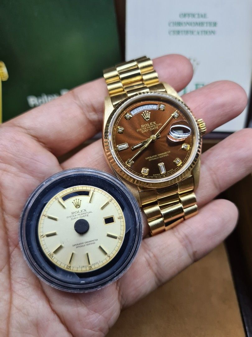 Rolex solid gold, Luxury, Watches on Carousell