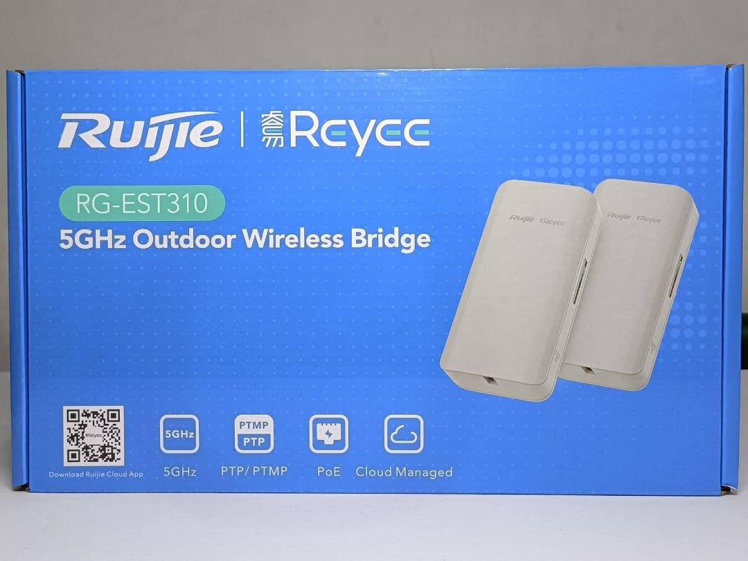 RUIJIE/REYEE (RG-EST310 V2) 5GHz 10bDI Outdoor Wireless Bridge ...