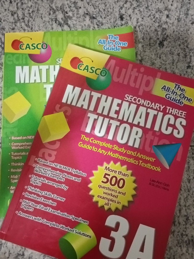S3 Mathematics Tutor, Hobbies & Toys, Books & Magazines, Assessment ...