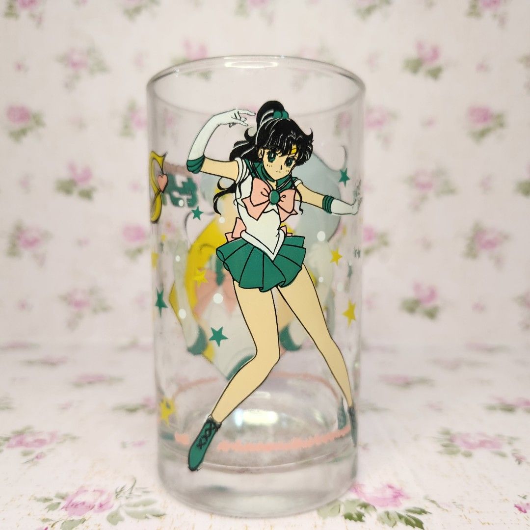 Sailor Moon Sailor Jupiter Vintage Glass, Hobbies & Toys, Memorabilia ...