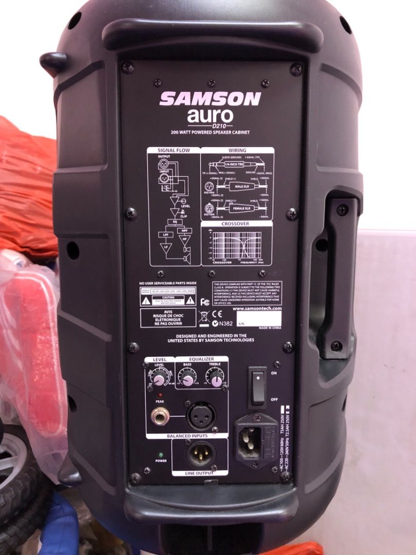 Samson Auro D210 (200 Watt powered) Speaker Cabinet, Audio, Soundbars ...