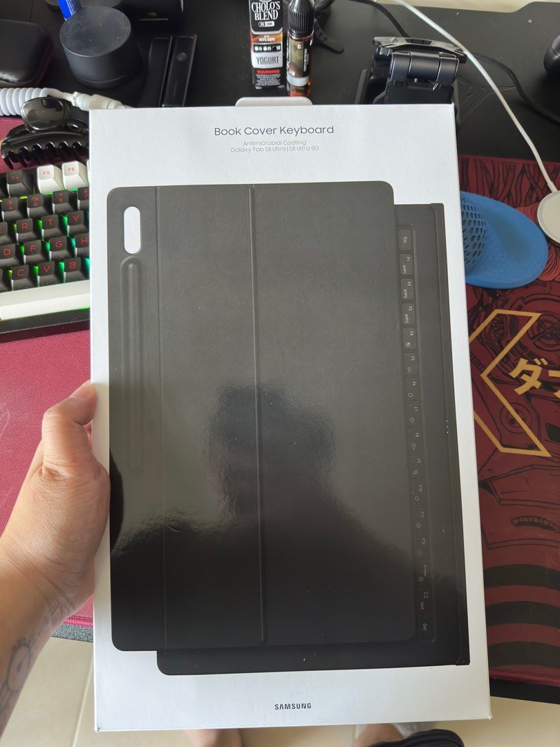 Samsung Galaxy Tab S8 Ultra Book Cover Keyboard Mobile Phones