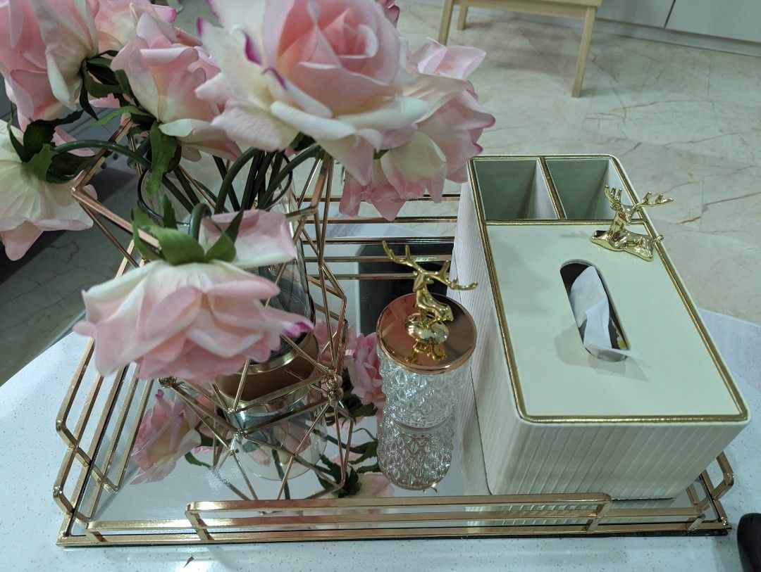 Selling table deco, Furniture & Home Living, Home Decor, Artificial ...