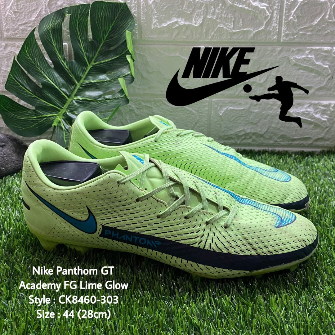 Sepatu Bola Nike Panthom GT CK8460-303 Academy FG Lime Glow Ukuran 44 ...