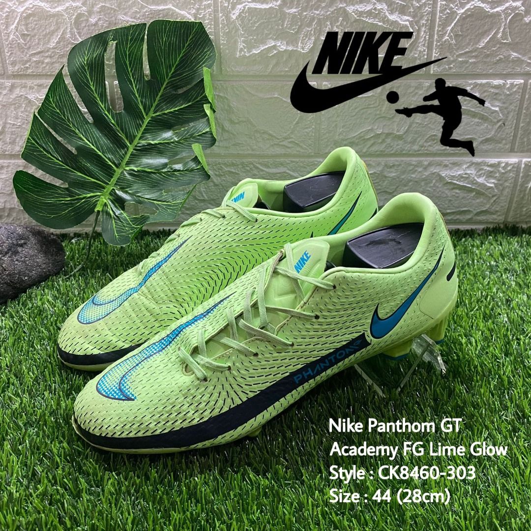 Sepatu Bola Nike Panthom GT CK8460-303 Academy FG Lime Glow Ukuran 44 ...