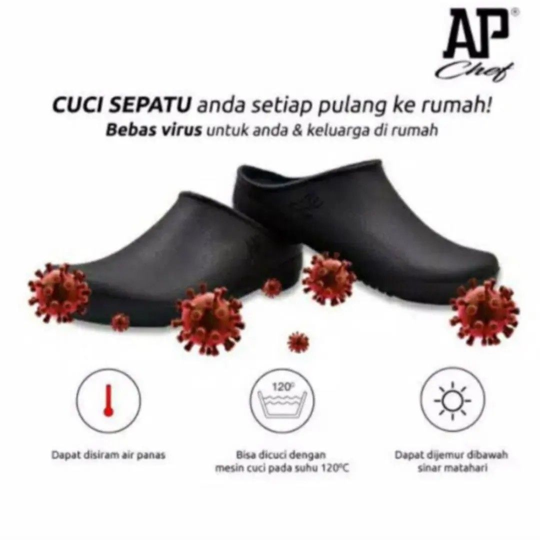 Sepatu chef AP, Fesyen Pria, Sepatu , Sepatu Formal di Carousell