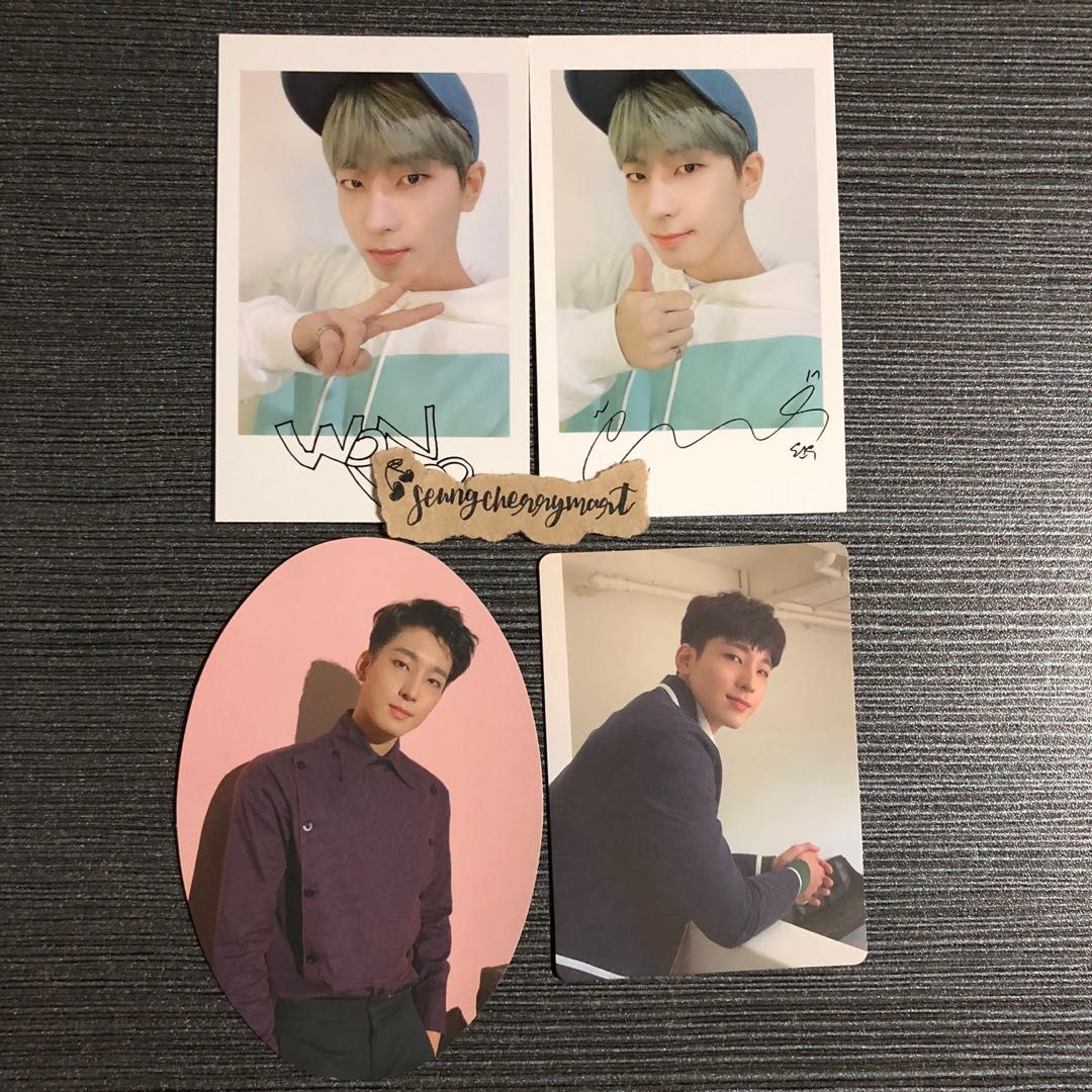SEVENTEEN Wonwoo Assorted Cards, Hobbies & Toys, Memorabilia & Collectibles, K-Wave on Carousell