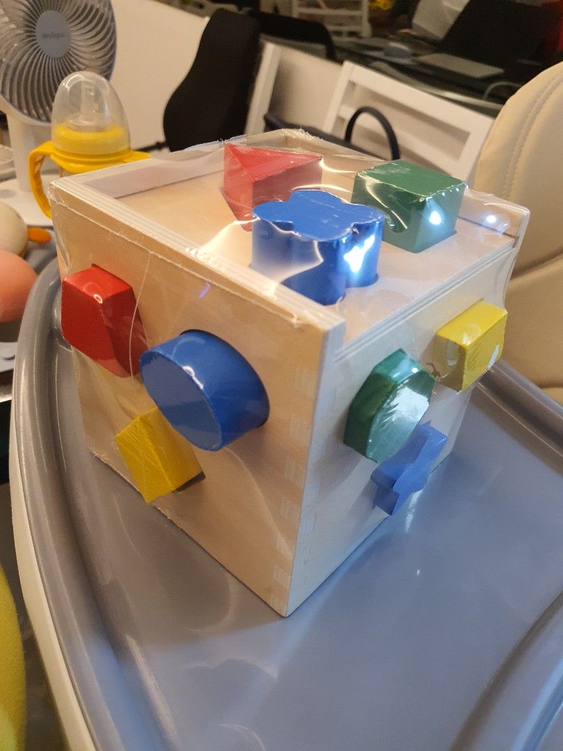 Shape sorting cube (Melissa & Doug), Babies & Kids, Infant Playtime on ...