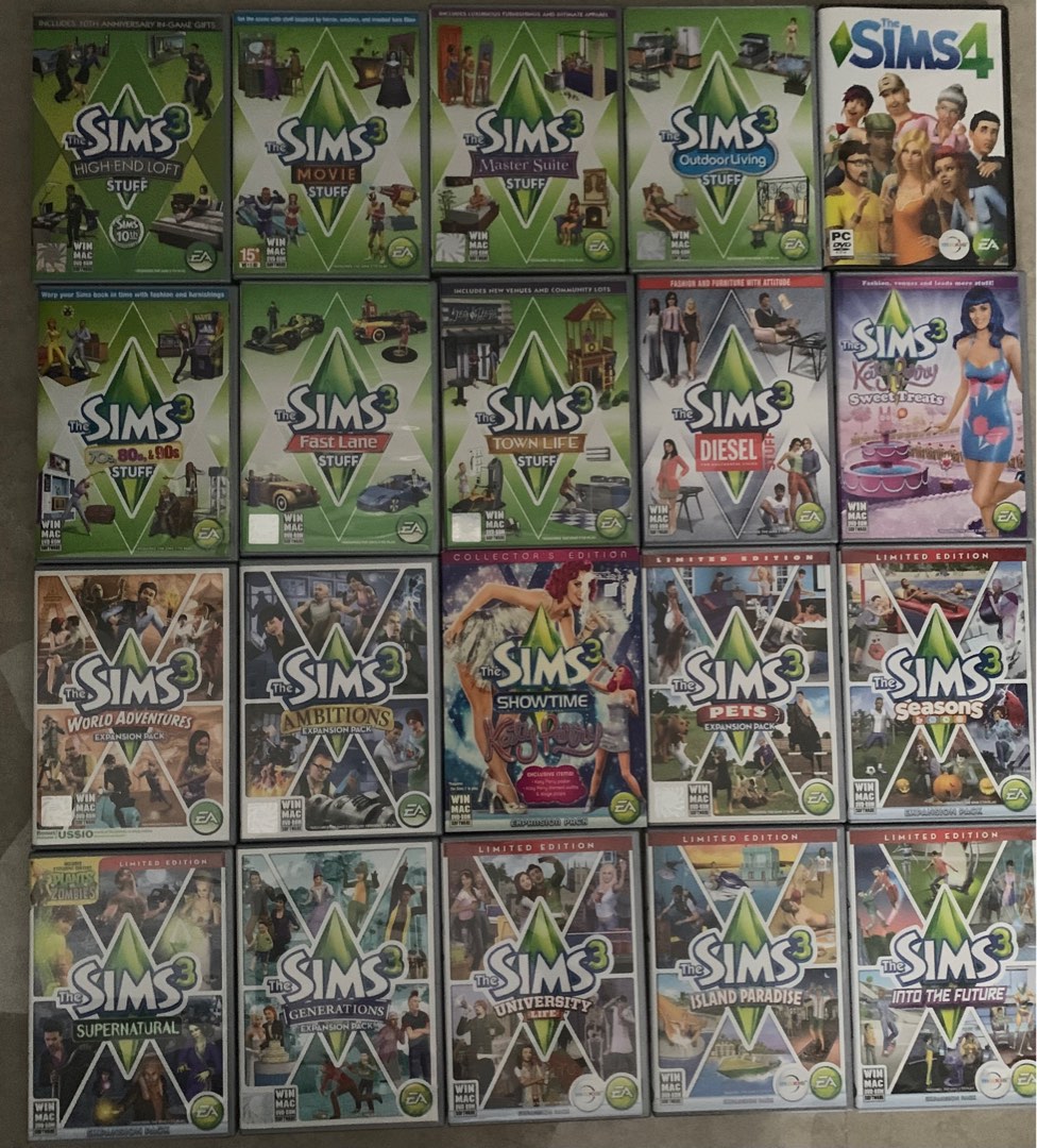 SIMS PC games (SIMS 2 / 3 / others), Video Gaming, Video Games, Others ...