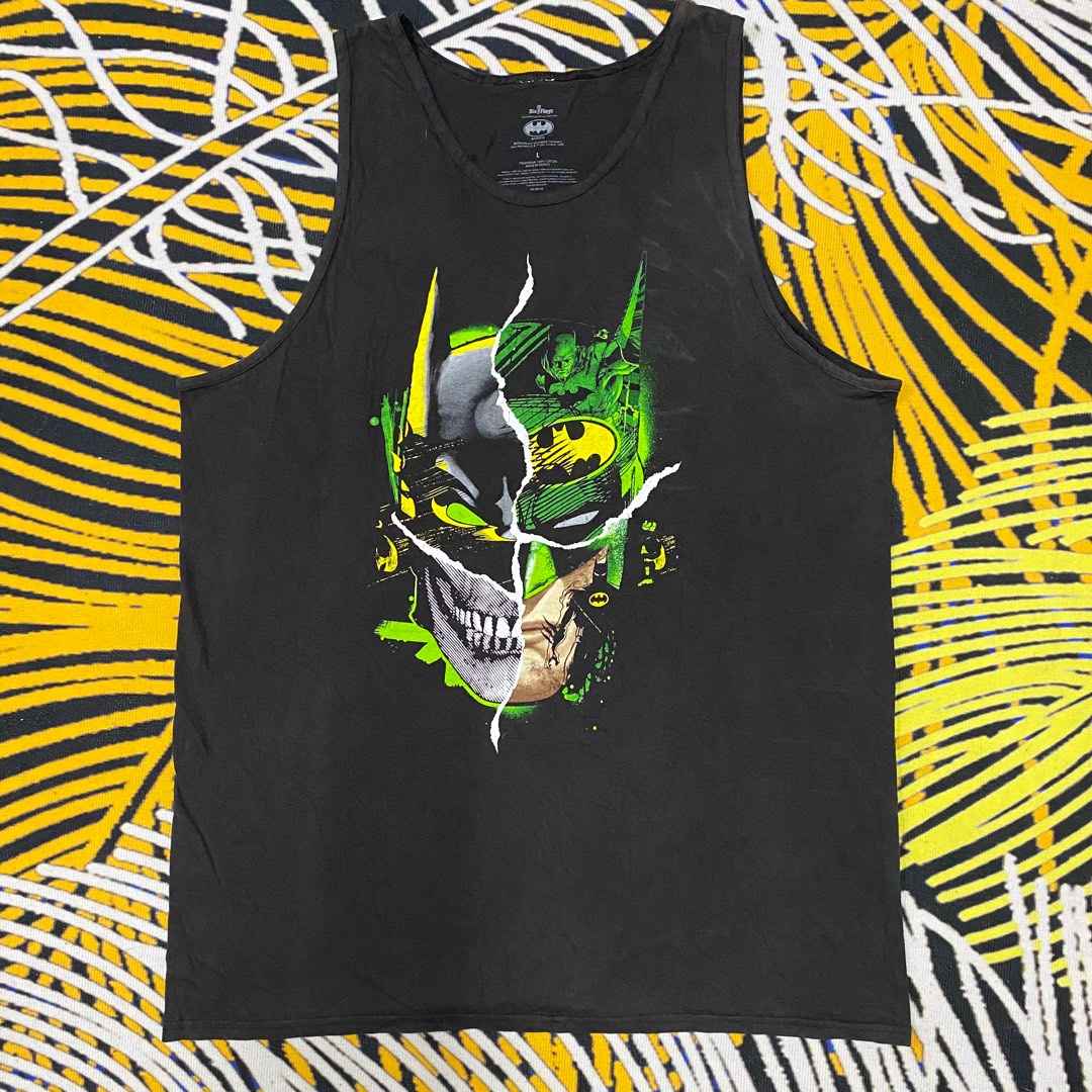 Singlet BATMAN, Men's Fashion, Tops & Sets, Tshirts & Polo Shirts on ...