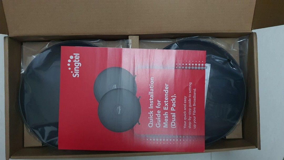 Singtel Mesh Extender AC2600 Dual pack, TV & Home Appliances, TV ...