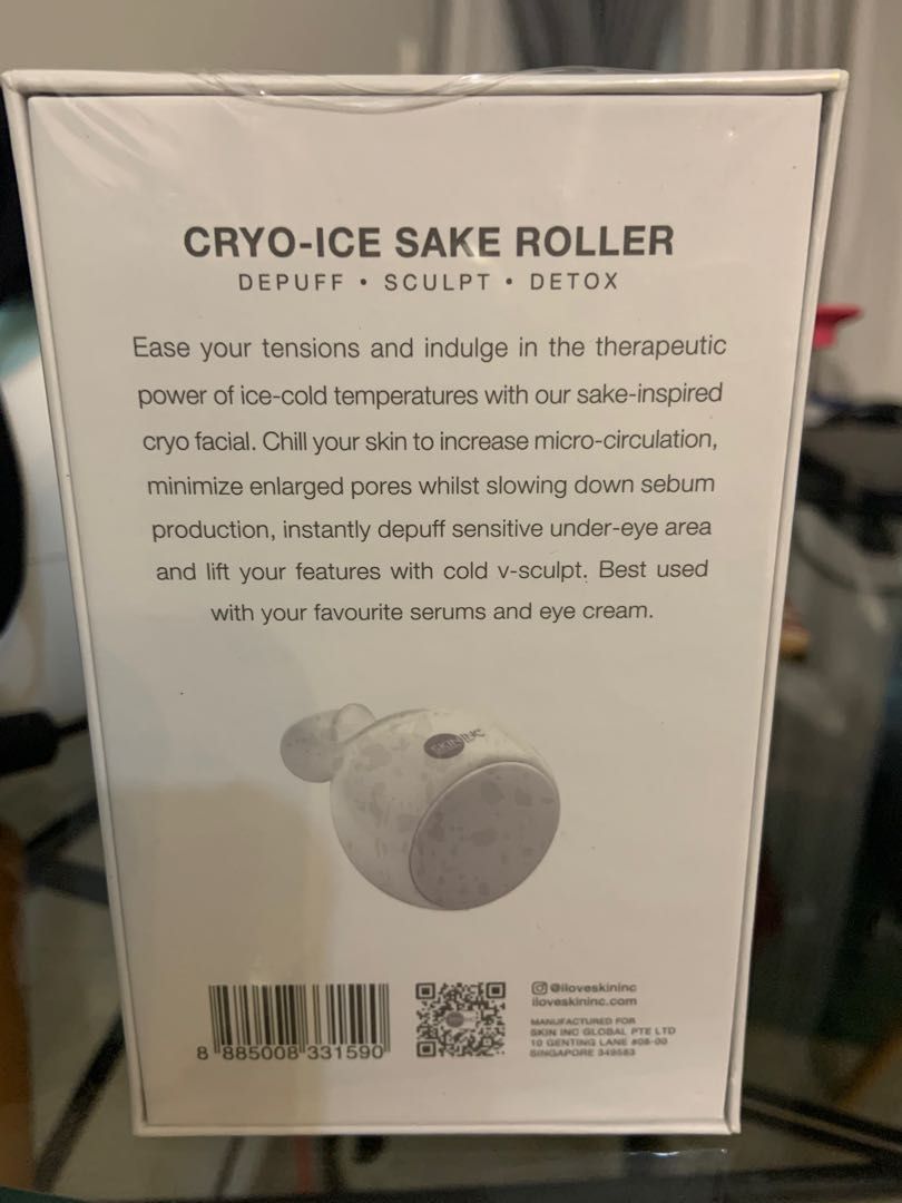 SKIN INC CRYO-ICE SAKE ROLLER, Beauty & Personal Care, Face, Face Care ...