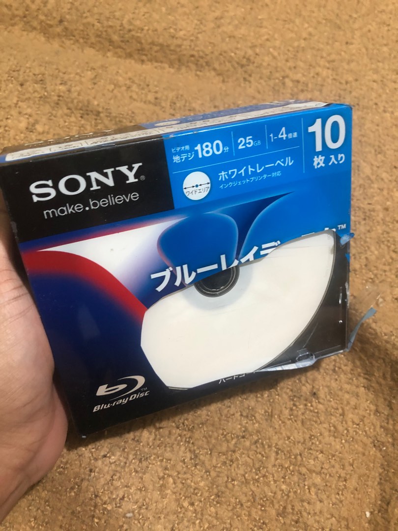 Sony blank blu-ray disc pack of 10pcs bnew, Audio, Portable Audio ...