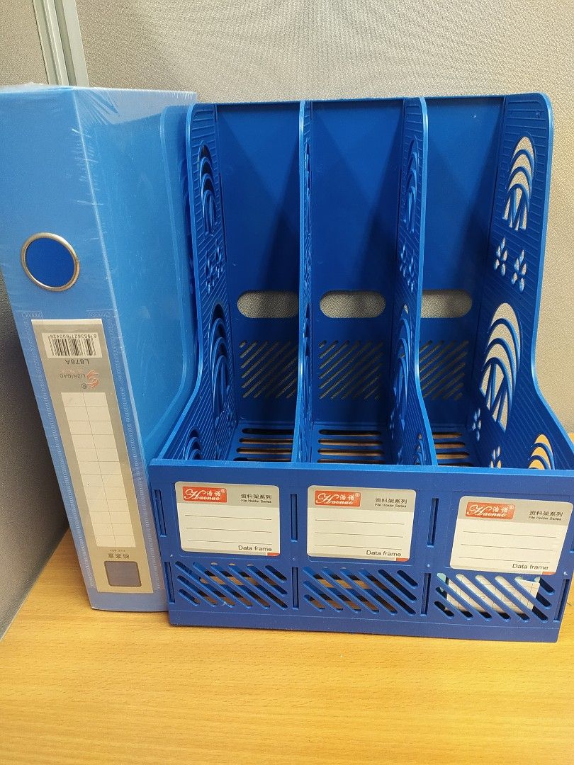 Stand file box, 傢俬＆家居, 其他, 家居改善及收納用品 - Carousell