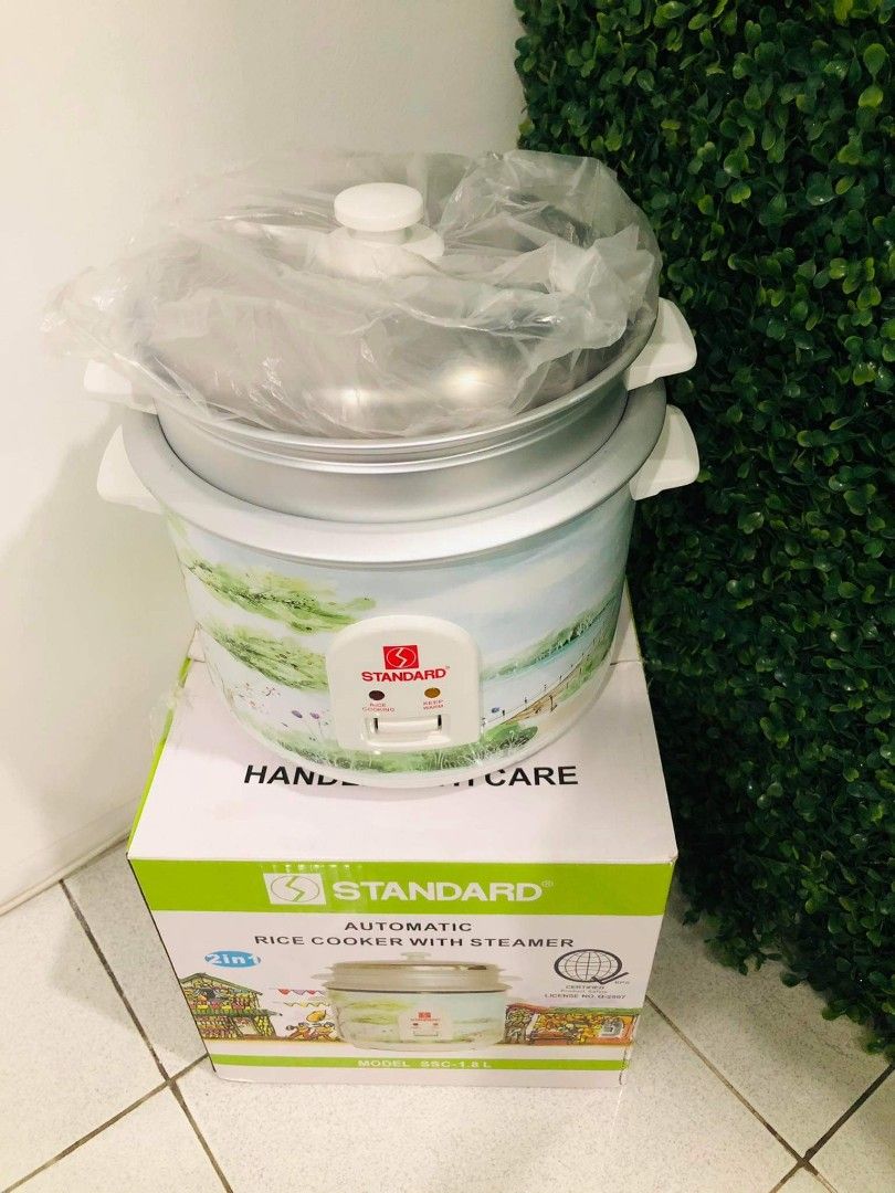 Standard 1.8L Automatic Rice Cooker With Steamer SSC-1.8L, TV & Home ...