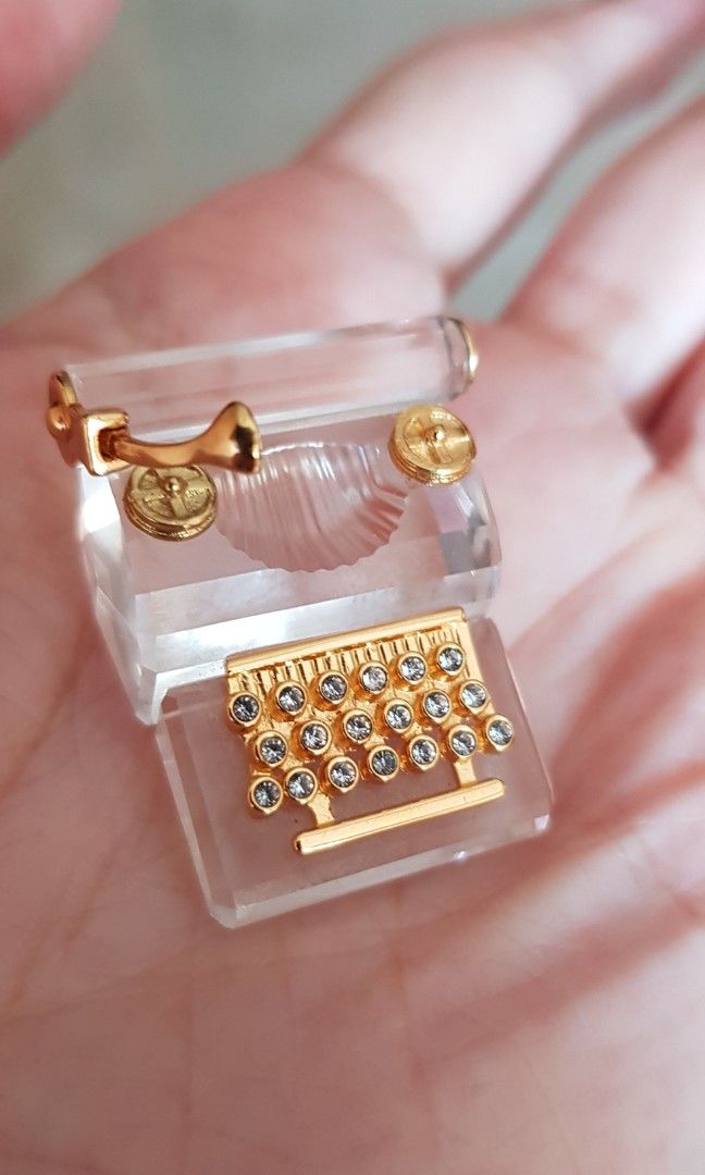 Swarovski Miniature Typewriter, Hobbies & Toys, Memorabilia ...