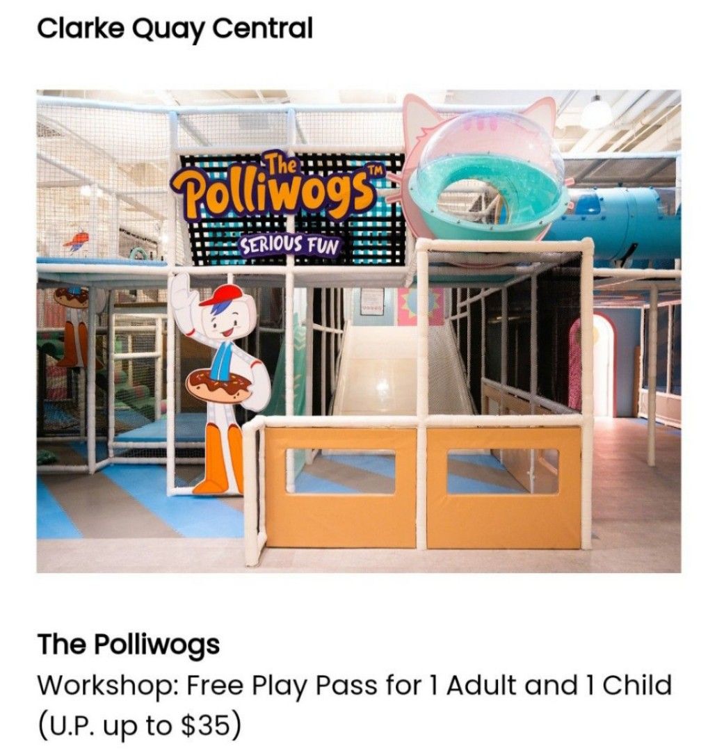 The Polliwogs @ Clarke Quay Central, Tickets & Vouchers, Local ...