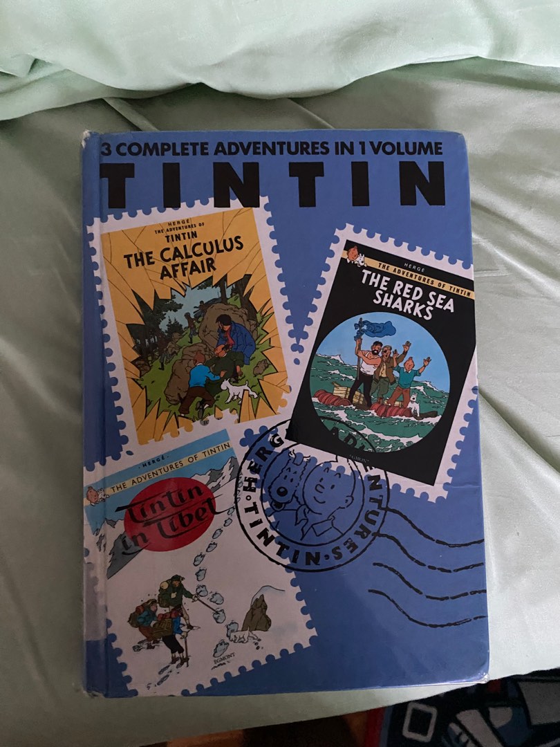 Tin Tin comic volume, Hobbies & Toys, Books & Magazines, Comics & Manga ...