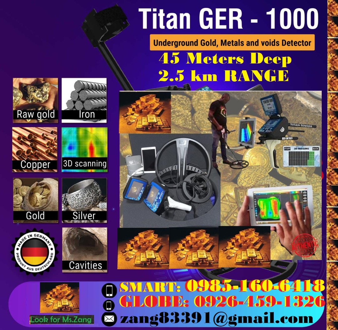 Titan GER 1000 Gold Detector Metal Detector, Sports Equipment, Other ...