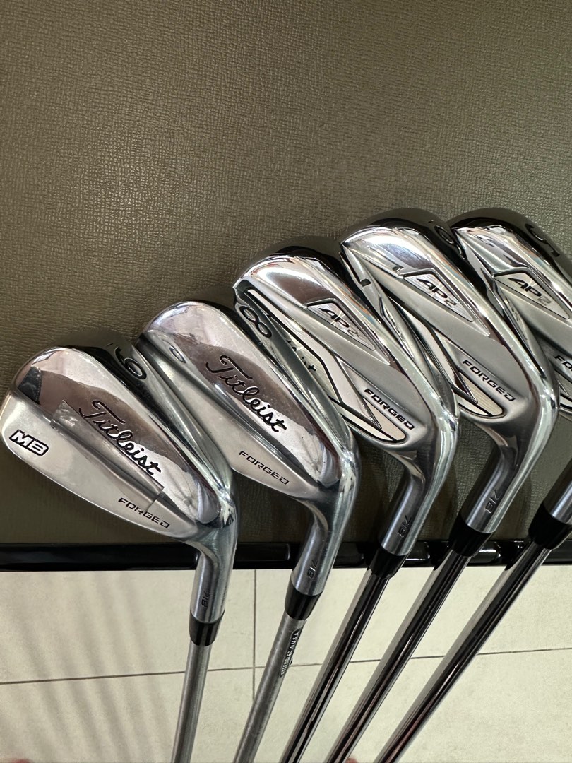 Titleist 718 AP2 MB 5-9 irons with steelfiber and modus shaft, Sports Equipment, Sports & Games ...