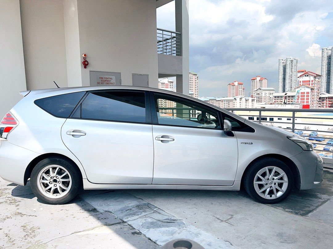 Toyota Prius Alpha Hybrid 7-seater, Cars, Car Rental on Carousell