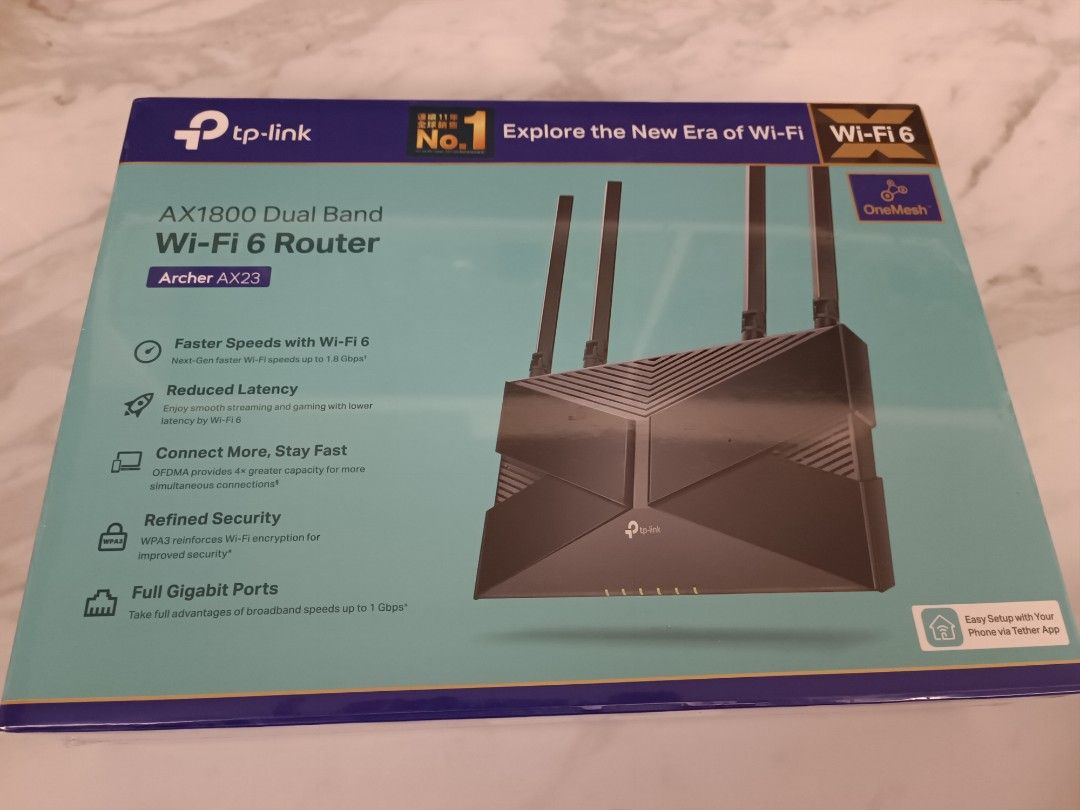 TP-LINK AX1800 WiFi 6 Router, 電腦＆科技, 電腦周邊及配件, Wifi及上網相關產品 - Carousell