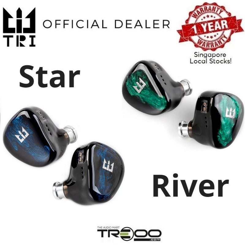 TRI Star River 2-Driver In-Ear Earphone, Audio, Earphones on Carousell