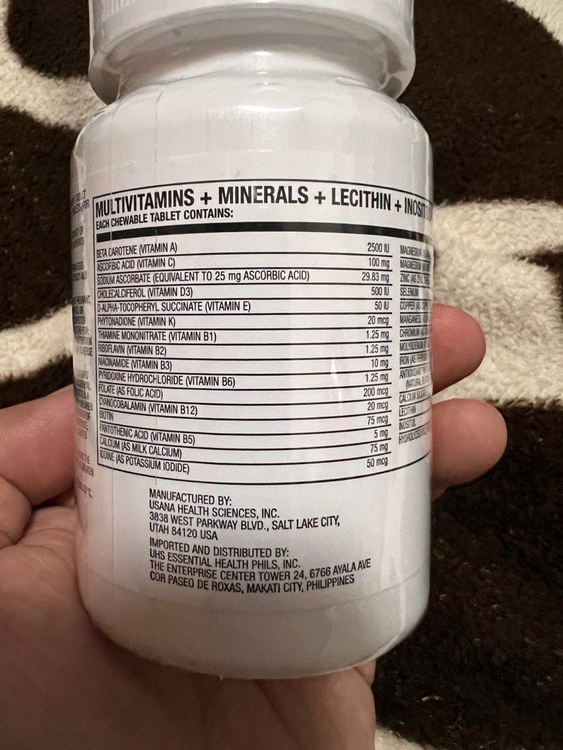 USANA - Usanimals Vitamin & Mineral for Kids, Health & Nutrition ...