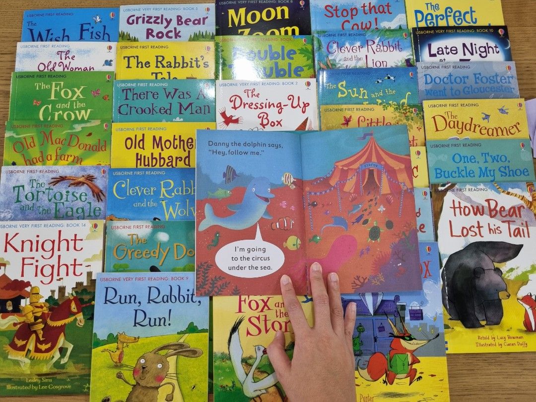 Usborne first reading book series, Hobbies & Toys, Books & Magazines ...