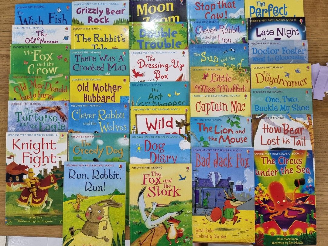 Usborne first reading book series, Hobbies & Toys, Books & Magazines ...