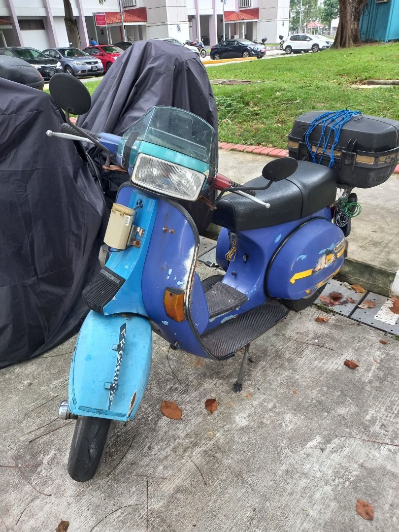 Vespa Excel 150, Motorcycles, Motorcycles for Sale, Class 2B on Carousell