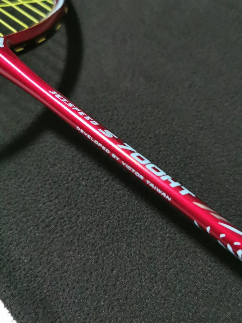 Victor Jetspeed S 700HT JS Badminton Racket with Yonex BG66 string ...