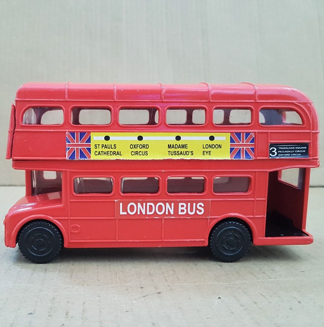 Vintage London Bus, Double Decker, Designer Vehicle, Old Coin Bank ...