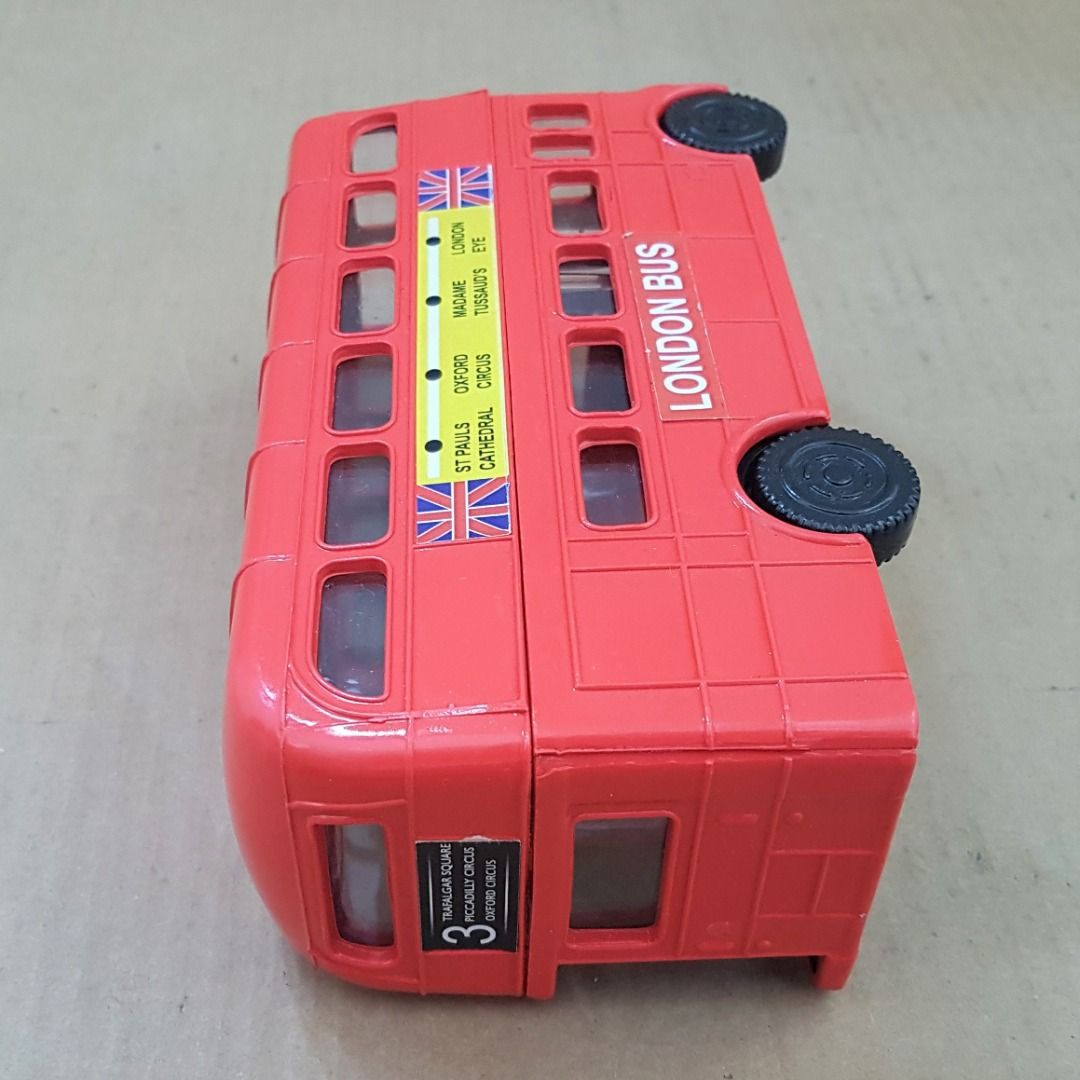 Vintage London Bus, Double Decker, Designer Vehicle, Old Coin Bank ...