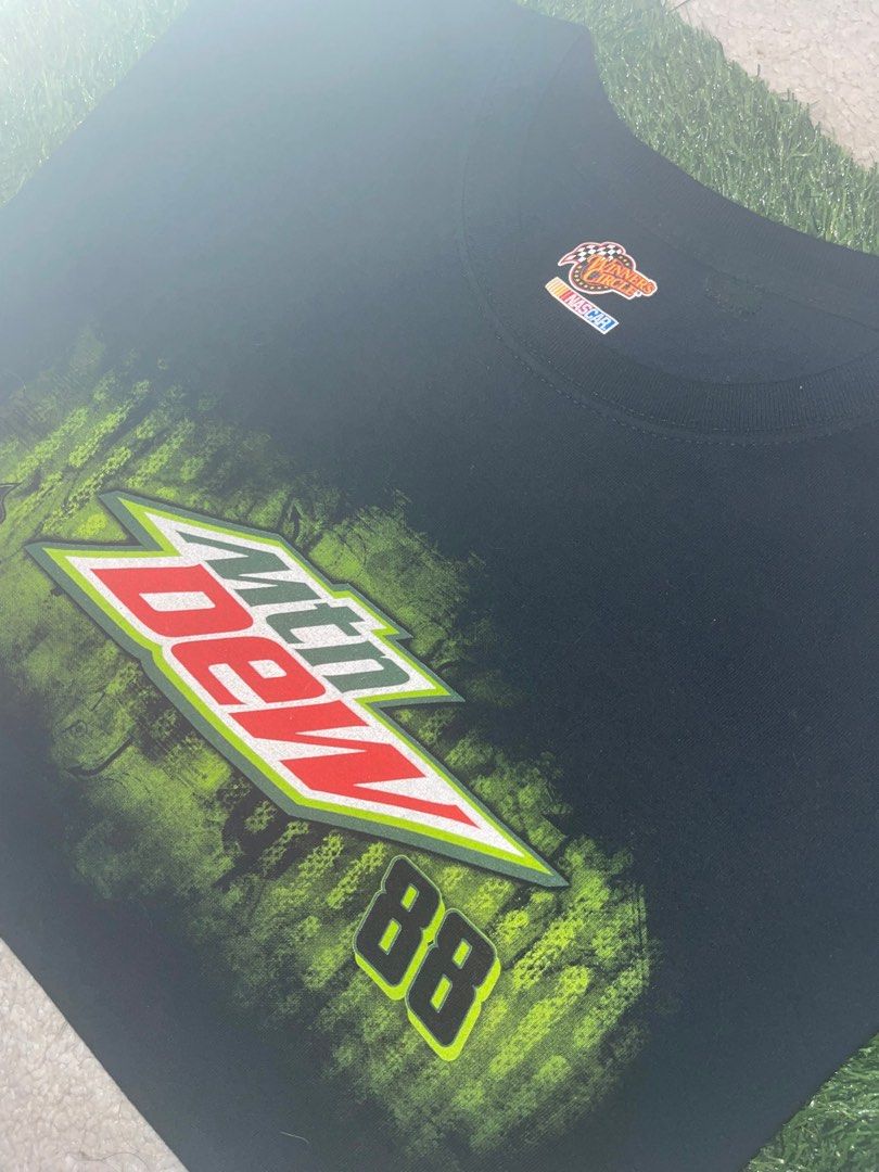 Vintage Mountain Dew Dale Jr 88 tee, Men's Fashion, Tops & Sets ...
