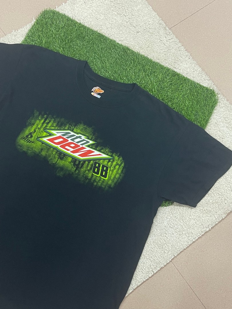 Vintage Mountain Dew Dale Jr 88 tee, Men's Fashion, Tops & Sets ...