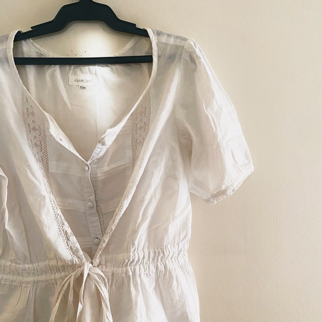Vintage Secondhand Dainty Top, Women's Fashion, Tops, Blouses on Carousell