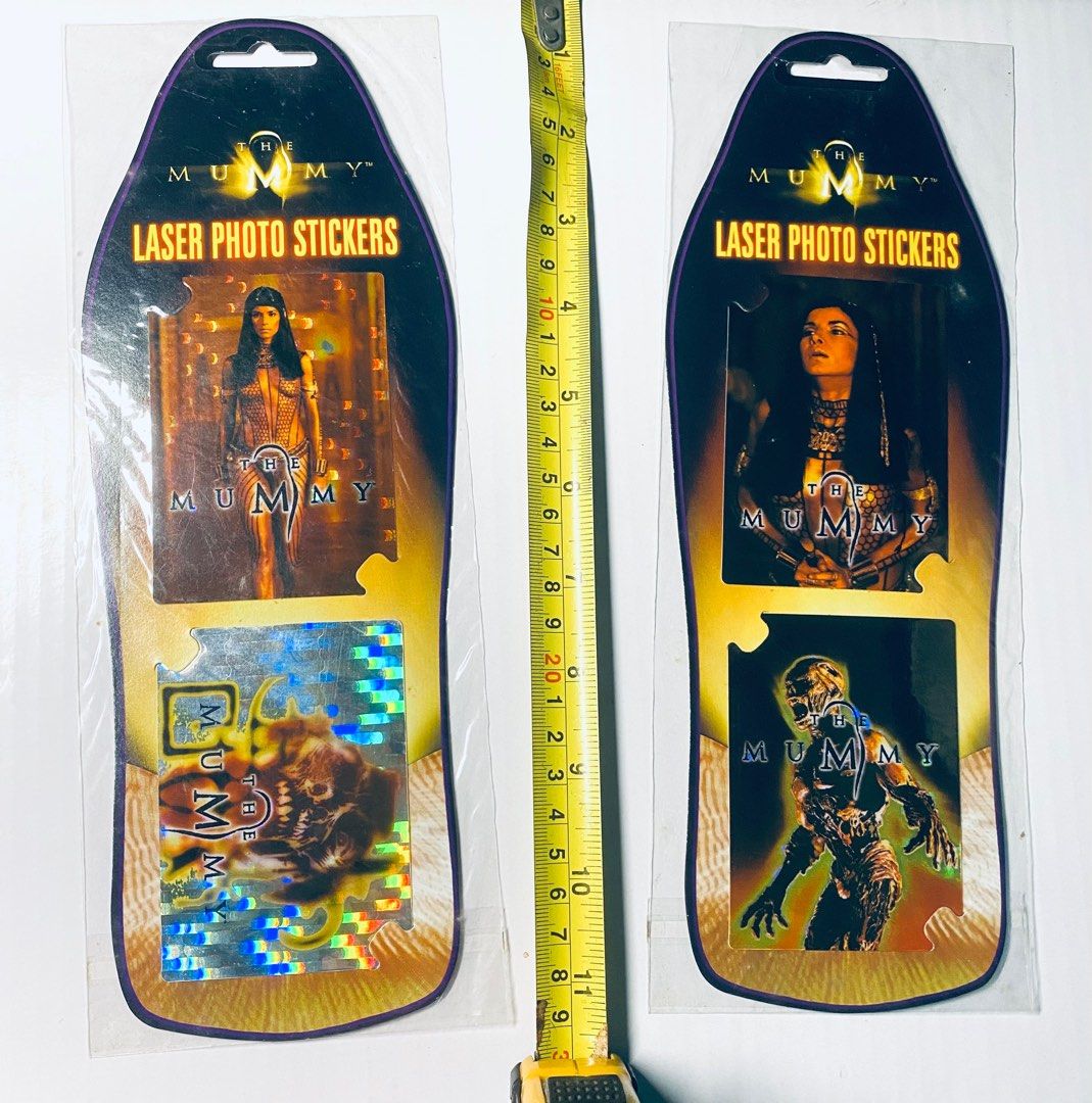 Vintage the mummy laser photo stickers - 10 stickers , Hobbies & Toys ...