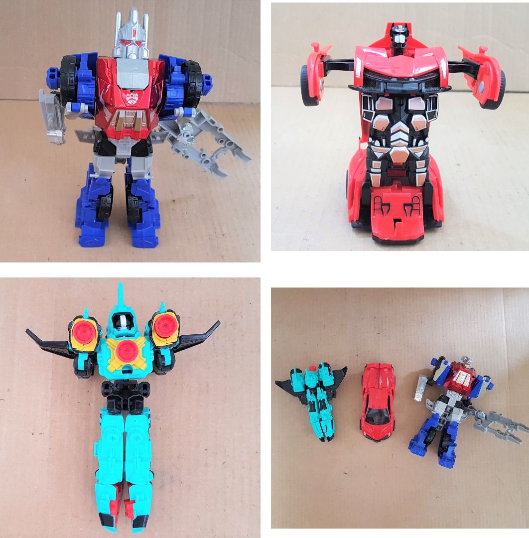 Vintage Transformers Figures, 3 Action Hero Figurines for $25, JAPAN ...