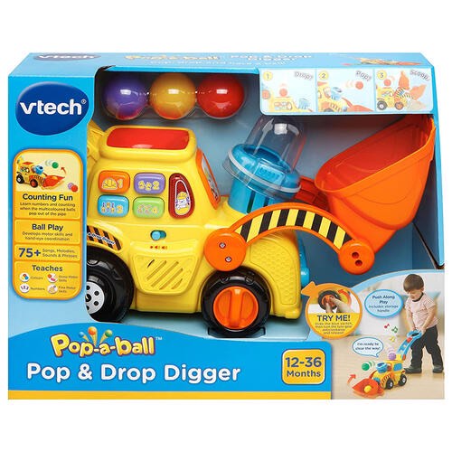 Vtech Pop & Drop Digger, Babies & Kids, Infant Playtime on Carousell