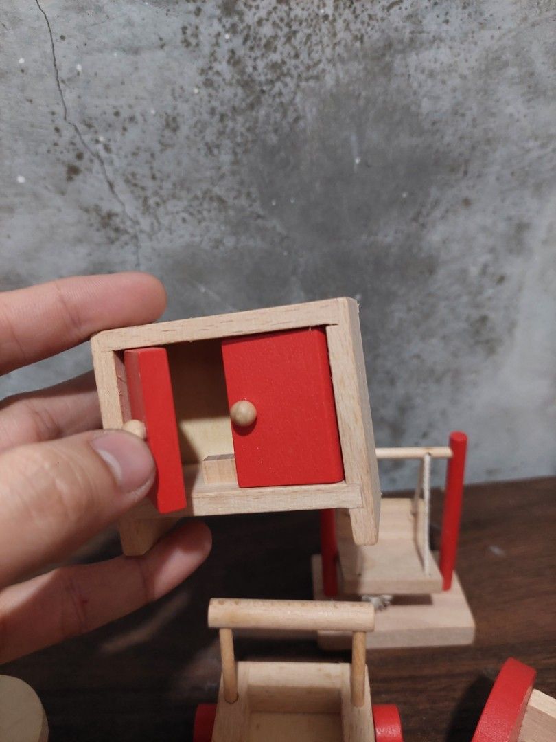 Wooden Doll House Furnitures Only Hobbies And Toys Toys And Games On